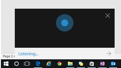 Windows 10 Cortana Keyboard Shortcuts