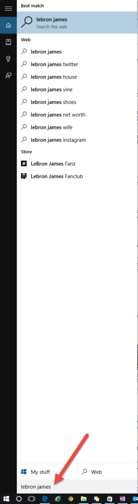 Windows 10 Cortana Keyboard Shortcuts