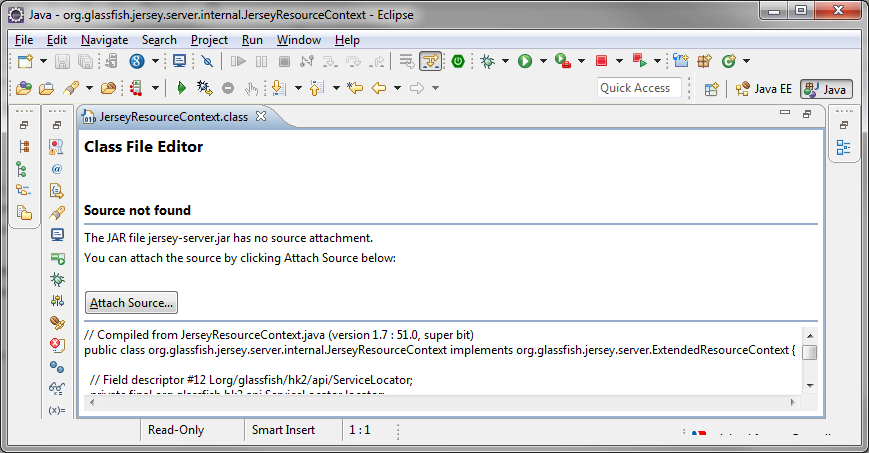 Discover Source Code Lookup in Eclipse