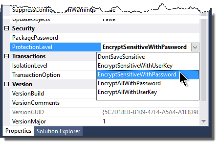Watch Your SSIS Package Encryption Settings! - Software Consulting - Intertech