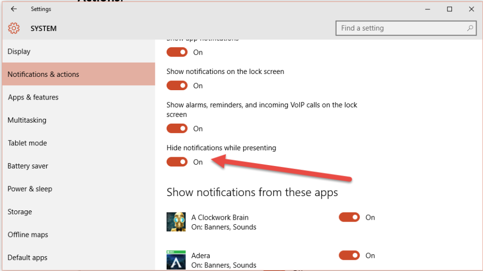 Windows 10 Tips – Stop those Notifications! - Software Consulting - Intertech