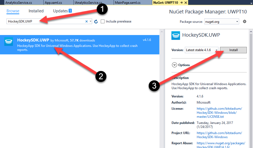 Building a Universal Windows Platform (UWP) Application (Part 6) – Deployment and Analytics w ...