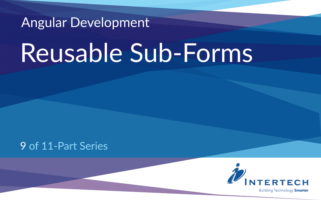ControlValueAccessor - Angular - Reusable Sub-Forms