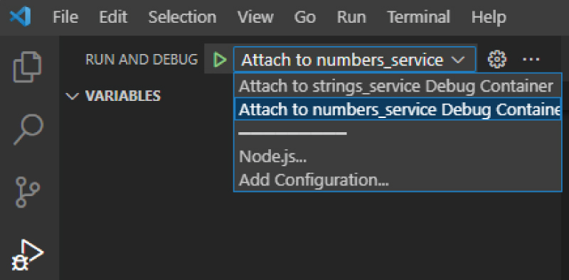 GO: Debugging Each Service While It Is Running In Its Own Docker Container
