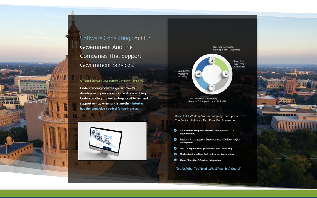 Software Consulting For Our Government!
